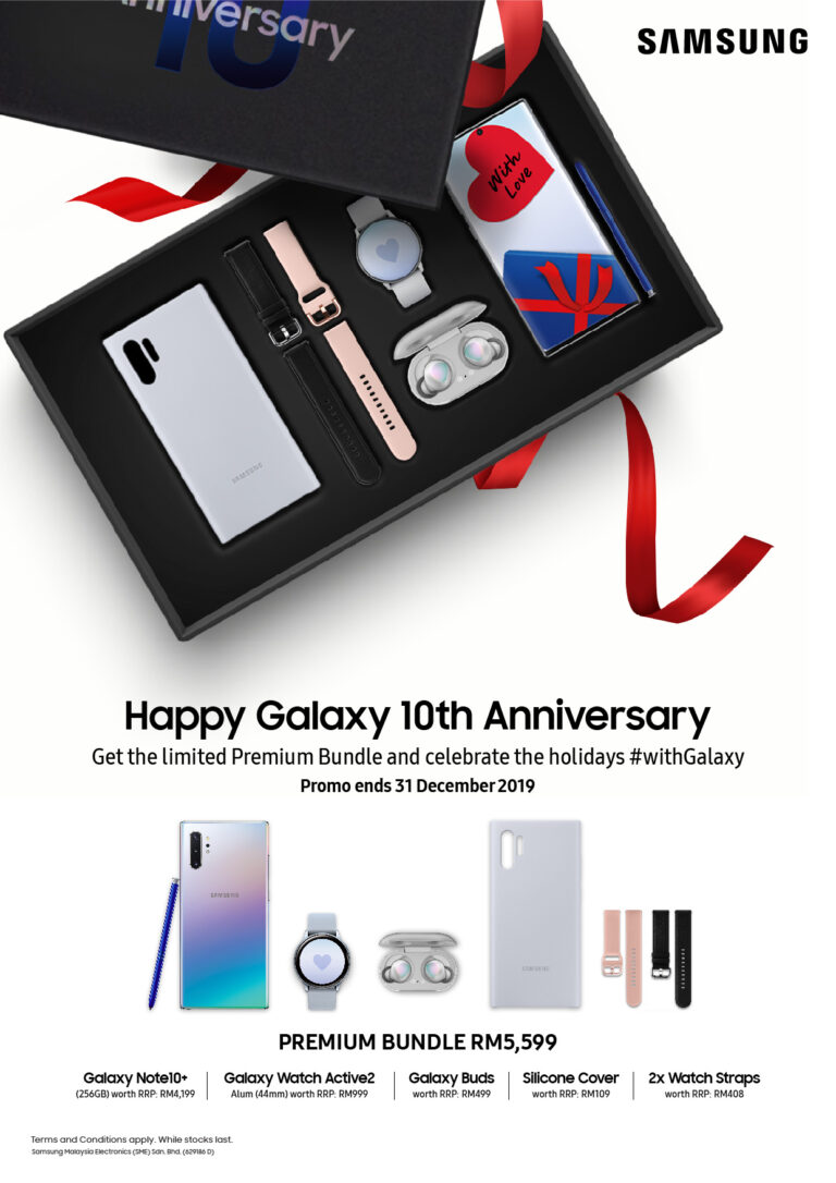 Get Samsung 10th Galaxy Anniversary Bundle This Holiday Season
