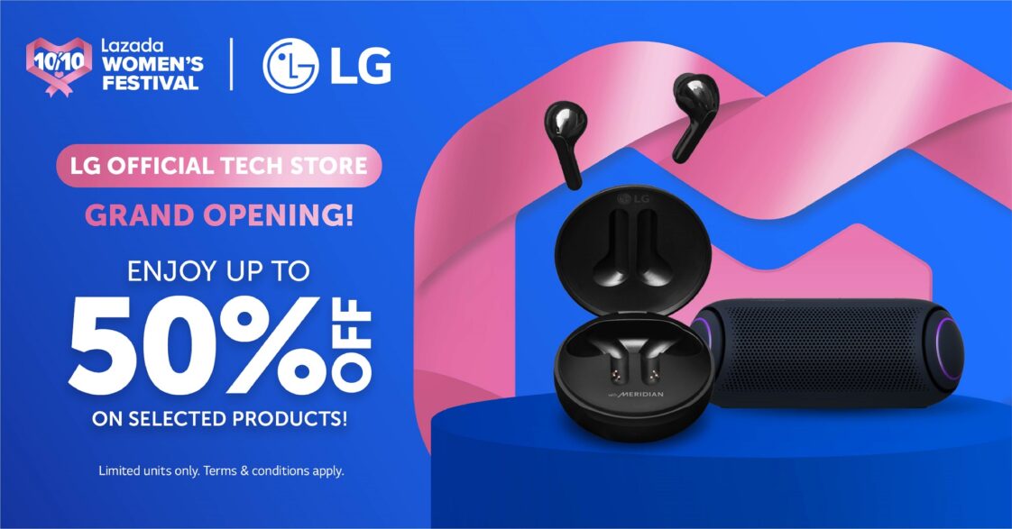 How To Get Up To 50% Off On The NEW LG TONE Free And LG XBOOM Series