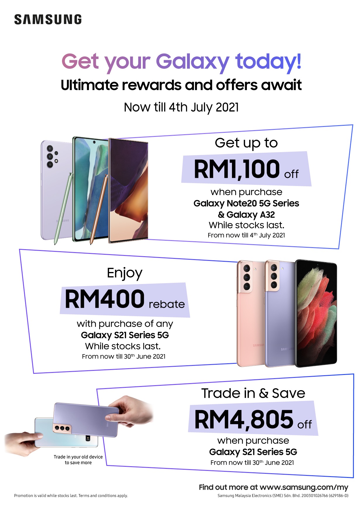 Get Your Own Galaxy Today. Best Rewards And Offers Await, From Now Till ...