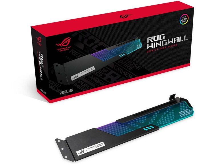 ASUS Republic Of Gamers Announces Wingwall Graphics Card Holder