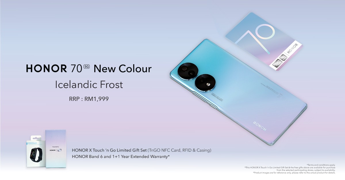HONOR 70 Comes With Touch 'n Go Limited Edition Gift Box For RM1,999