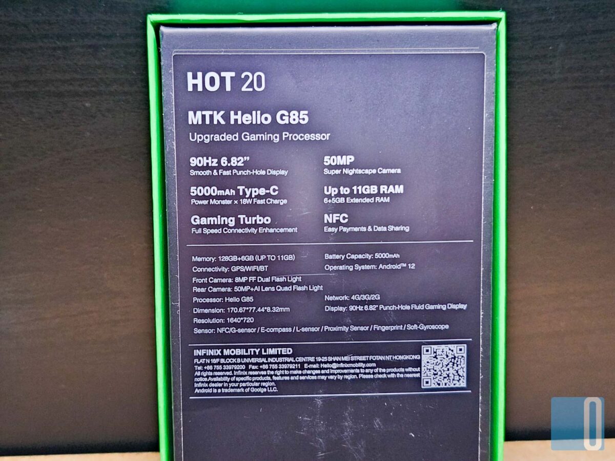 Infinix Hot 20 Review - Pushing Enough MediaTek Power