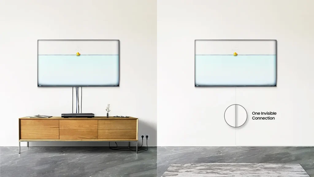 Say Goodbye To Cable Clutter With Samsung's One Invisible Connection Cable